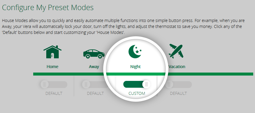 Getting to know your Vera modes – Vera