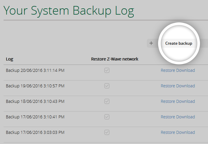 Controlling Your Vera System: Settings Tab – Vera