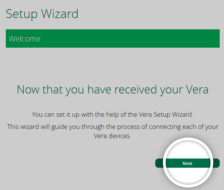 Controlling Your Vera System: Settings Tab – Vera