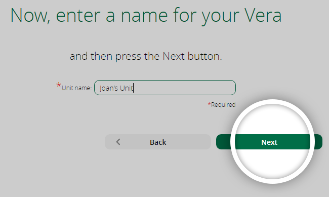 Controlling Your Vera System: Settings Tab – Vera