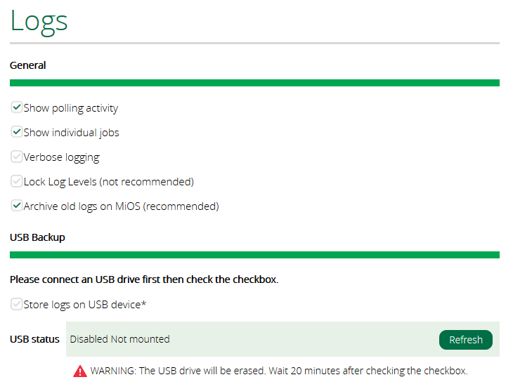 Controlling Your Vera System: Settings Tab – Vera